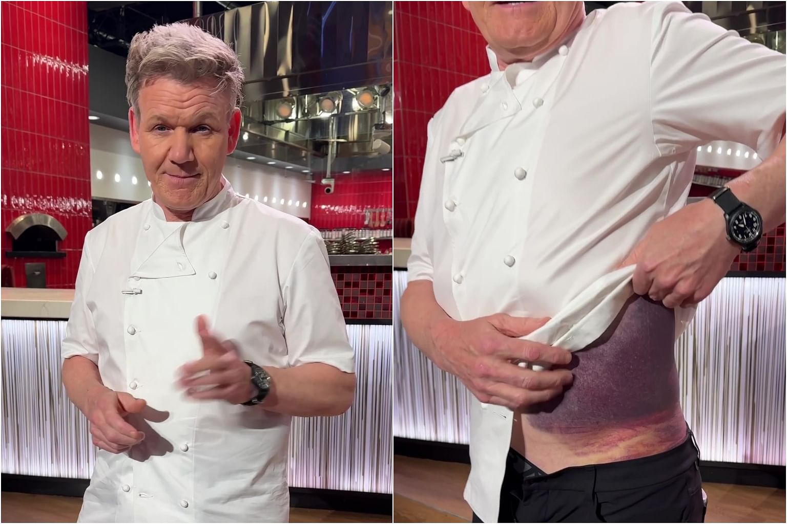 Celebrity chef Gordon Ramsay’s Father’s Day post: Helmet ‘saved my life ...