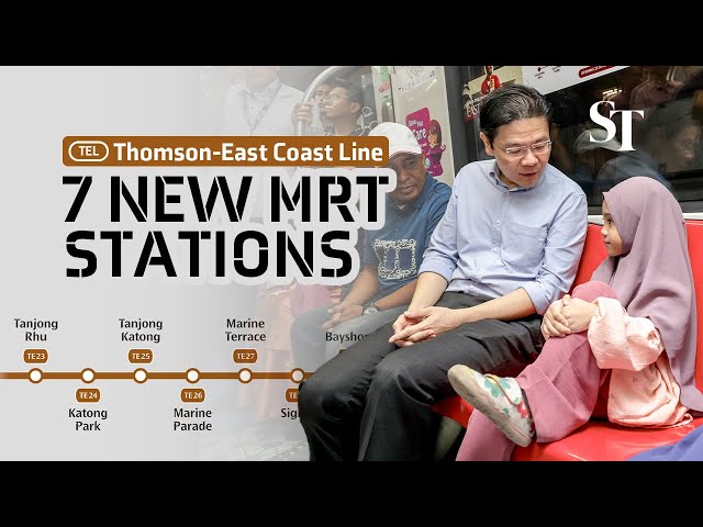 From Tanjong Rhu to Bayshore – opening of 7 Thomson-East Coast Line MRT stations | Nestia
