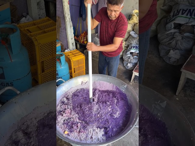 Famous Taro Pudding In The Philippines - Filipino Street Food | Nestia