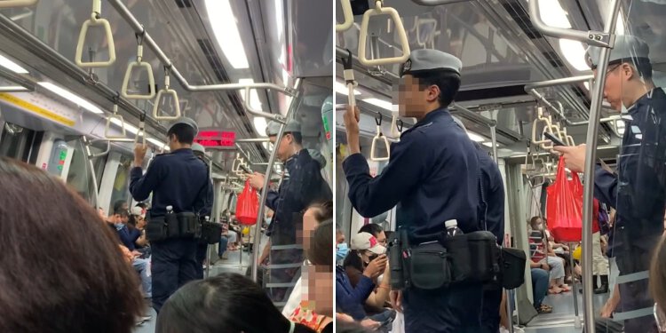 Netizens defend transcom officers over complaint about them holding takeaway food on MRT | Nestia