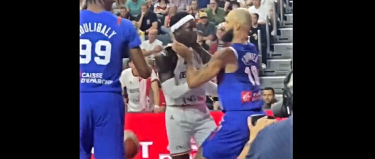 Evan Fournier Put His Hands Around Dennis Schröder’s Throat To Kick Off ...