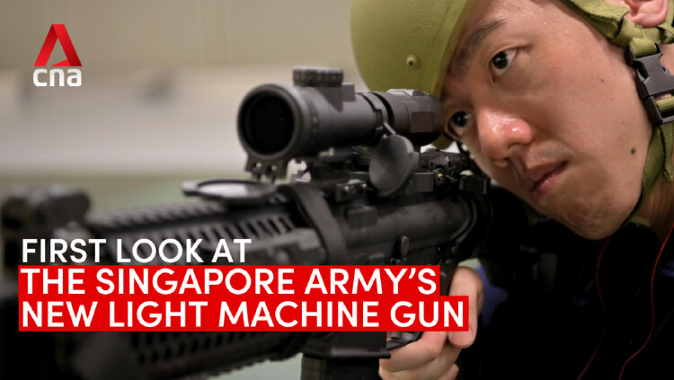 First look at the Singapore Army's new light machine gun | Video | Nestia