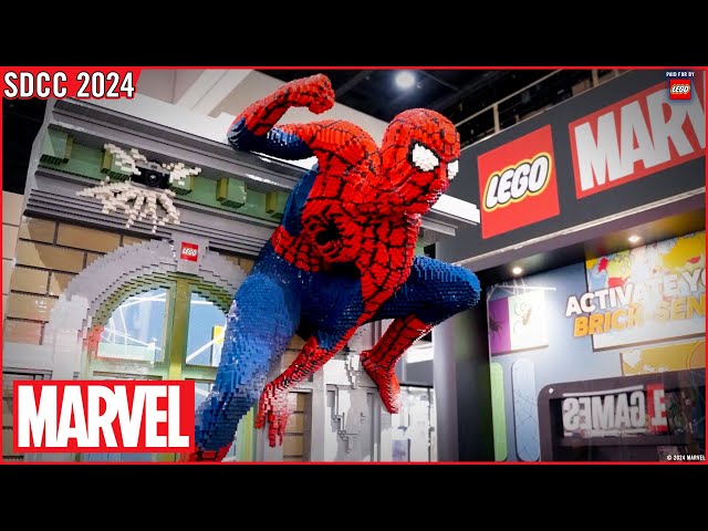 Exclusive Look at the LEGO Marvel Booth at SDCC 2024 | Nestia