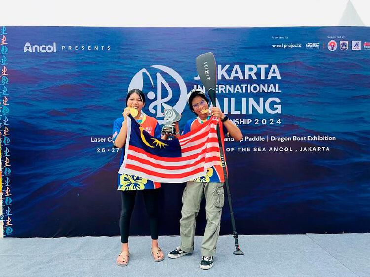 4 Gold medals for Malaysians in Jakarta stand-up paddle competition ...