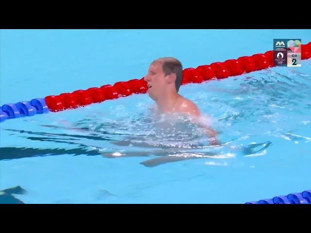 'Mystery man' goes viral after dive into Paris Olympics pool to ...