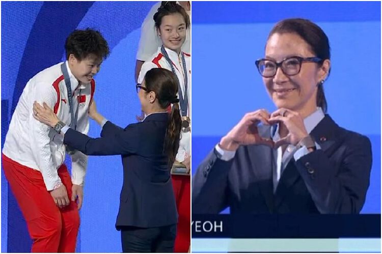 Michelle Yeoh brings Hollywood glamour to Olympic medal presentation | Nestia