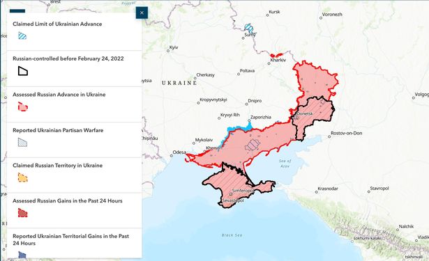 Ukraine war map shows where is Zelensky's brave attack into Russia ...