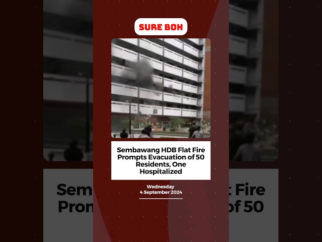 Sembawang HDB flat prompts evacuation of 50 residents | Nestia