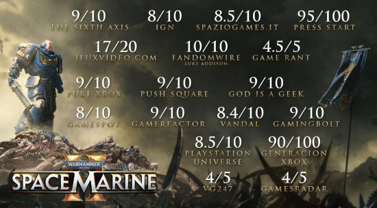 M站83分！《战锤40K：星际战士2》晒媒体赞誉图 | Nestia