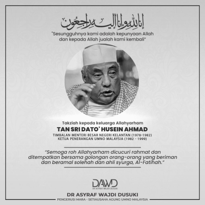 Former Umno info chief Hussein Ahmad dies at 90 | Nestia