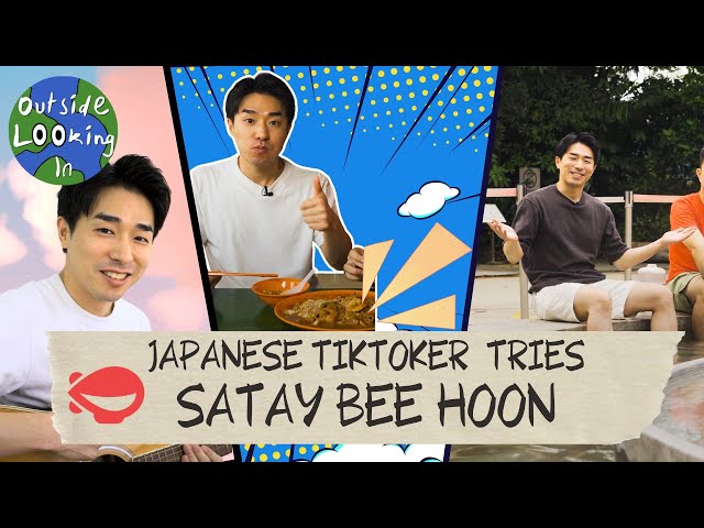 Japanese TikToker tries satay bee hoon for the first time | Nestia