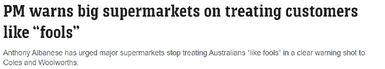 澳总理也忍不了！Coles和Woolies“误导性促销”或助长通胀触发加息，艾博年发声警告（组图） | Nestia