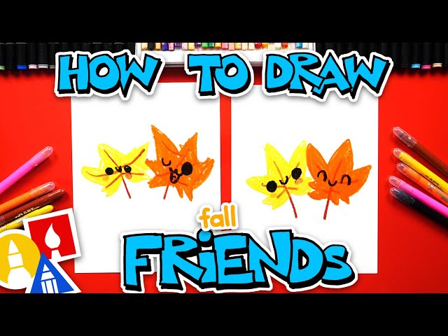 How To Draw Fall Leaf Friends | Nestia