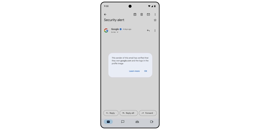 Gmail for Android and iOS adding blue verified sender checkmarks | Nestia