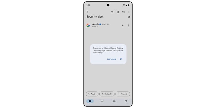 Gmail for Android and iOS adding blue verified sender checkmarks | Nestia