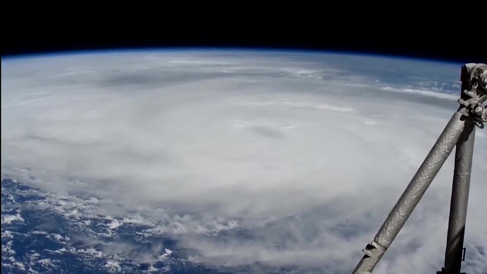 Watch how hurricane helene looks like from the space station | Nestia