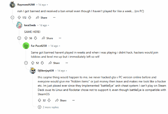 《GTAOL》反作弊更新引不满：一星期未玩也被封禁 | Nestia