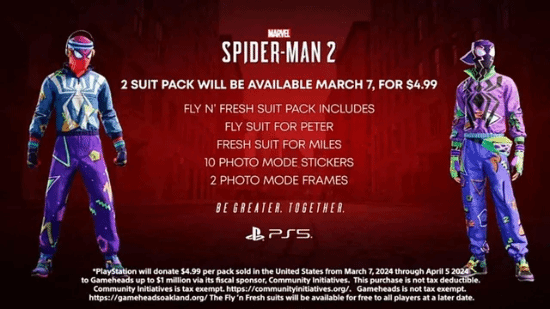 《蜘蛛侠2》服装DLC杳无音信 玩家大失所望 | Nestia