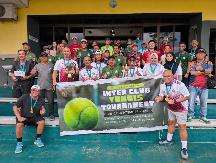 Persatuan Tenis Bumiputera Sarawak lifts Inter-Club tennis title for 7th time | Nestia