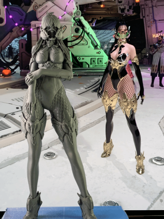 玩家自制《第一后裔》弗蕾娜3D打印模型：身材超还原！ | Nestia