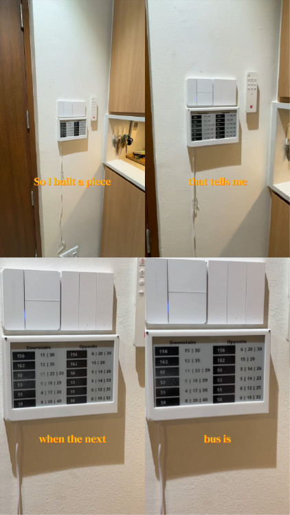 Singaporean’s DIY Bus Schedule Display Goes Viral | Nestia