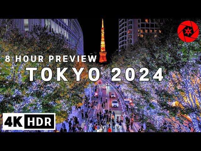 Tokyo's BEST Christmas Lights 2024 Preview - 4K HDR | Nestia