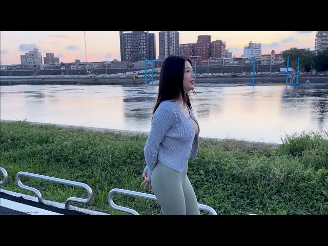 Walking under the sunset in Taipei Riverside Park｜台北河滨公园夕阳下散步｜타이페이 리버사이드 공원의 일몰 아래 산책하기 | Nestia