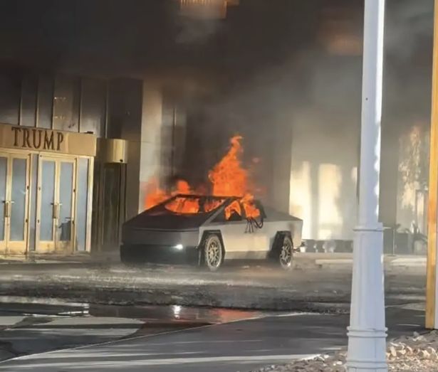 Cybertruck bomber who blew up vehicle outside Trump hotel pictured for ...