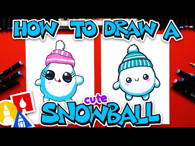 How To Draw A Cute Snowball | Nestia