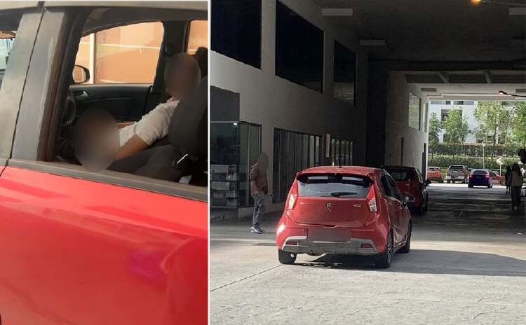 Flasher in red Proton Iriz arrested after viral incident | Nestia