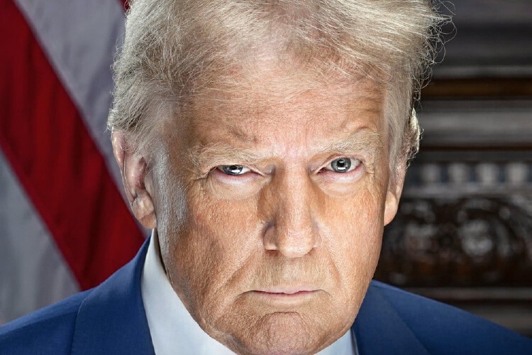 Trump’s official portrait released – and it looks like his mugshot | Nestia