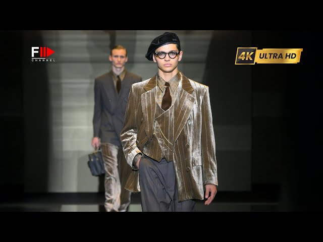 EMPORIO ARMANI Menswear Fall 2025 Milan - 4K | Nestia