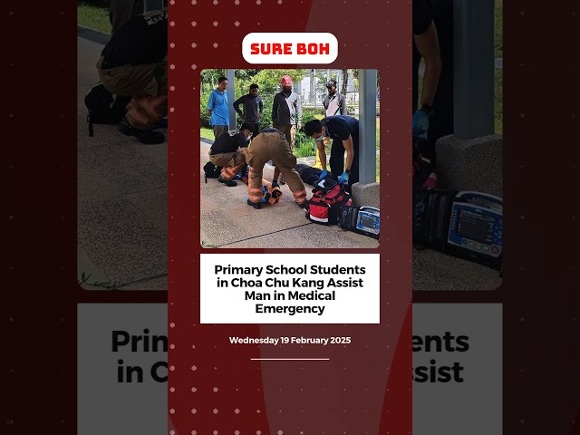 Primary School Students in Choa Chu Kang Assist Man in Medical ...