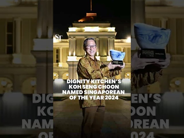 Dignity Kitchen founder Koh Seng Choon is Singaporean of the Year 2024 | Nestia