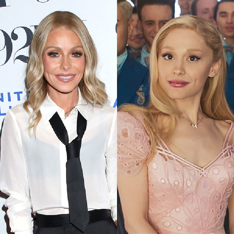 Kelly Ripa Is Unrecognizable as Ariana Grande's Doppelgänger in Wicked ...