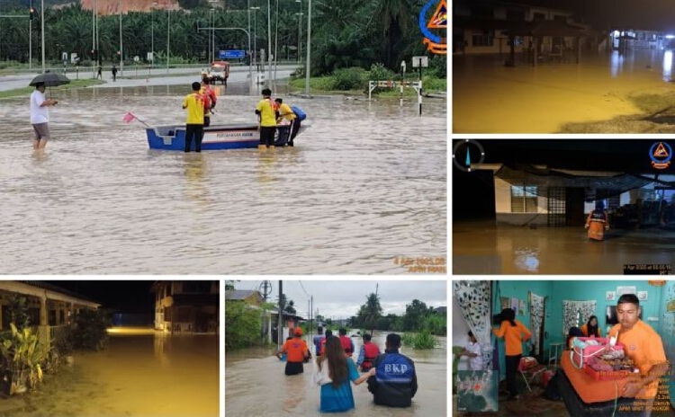 Heavy rain floods 69 houses in Lumut and Batu Gajah districts | Nestia