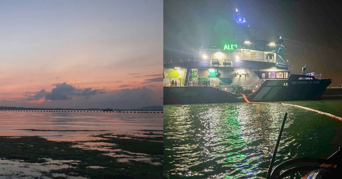 Clean-up underway for oil leak from Johor; public advised to avoid ...