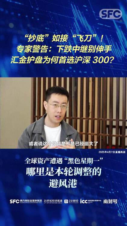 “抄底”如接“飞刀”！专家警告：下跌中继别伸手！汇金护盘为何首选沪深 300？ | Nestia