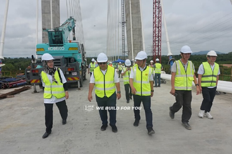 Malaysia’s tallest cable-stayed Batang Lupar 2 Bridge expected to be ...