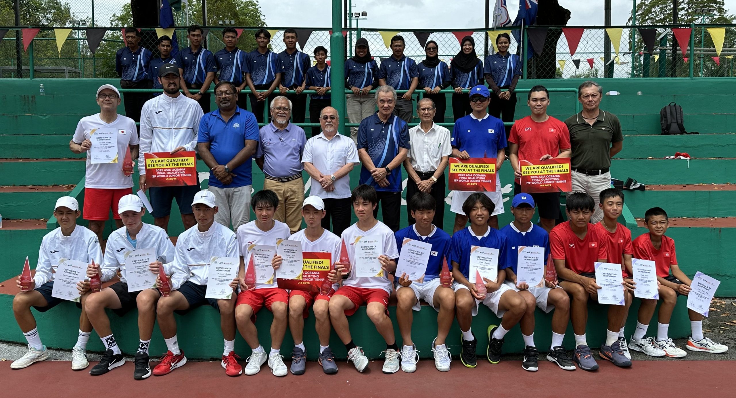 Japan’s tennis boys cap Asia-Oceania U14 qualifier in Kuching with sweet finish | Nestia