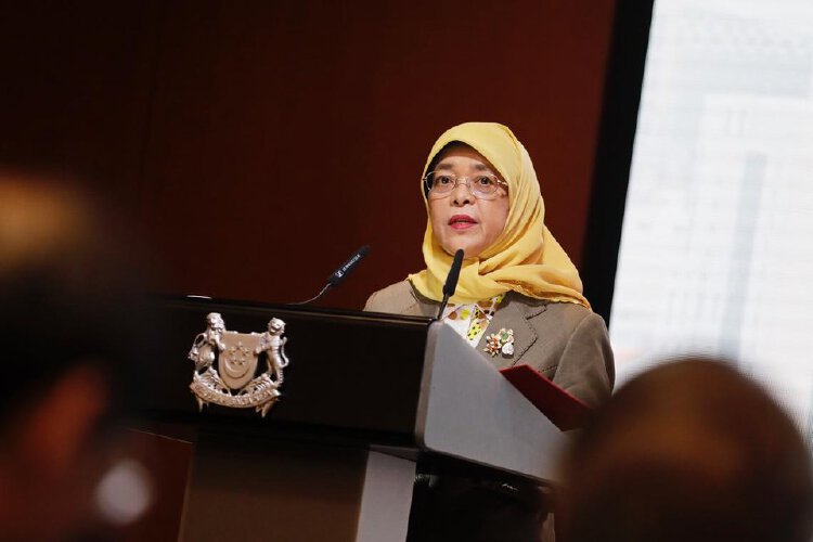 Singapore’s former president Halimah to file police report after deepfake video of her is ...