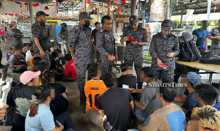 37 foreigners nabbed in Immigration raid on Penang food court | Nestia