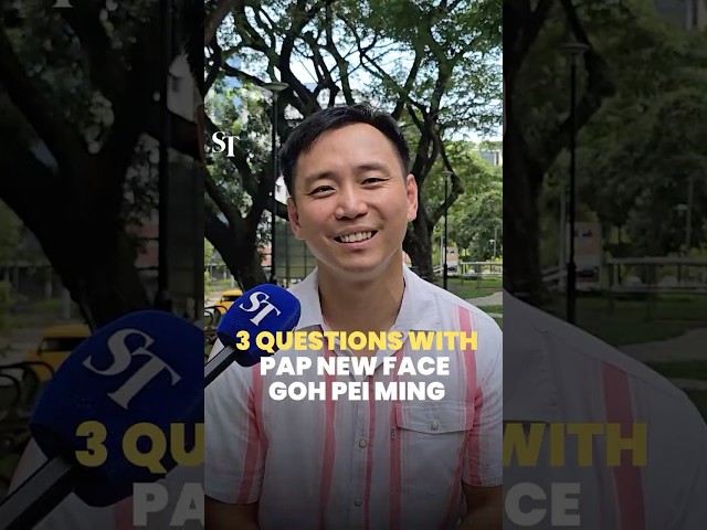 3 questions with PAP new face Goh Pei Ming | GE2025 | Nestia
