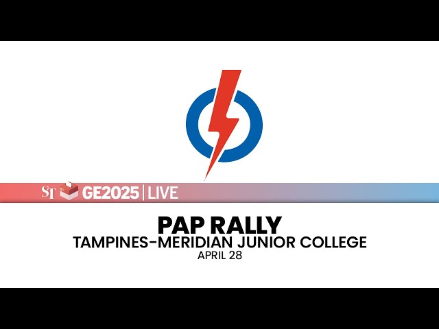[LIVE] PAP rally at Tampines-Meridian Junior College | Pasir Ris-Changi ...