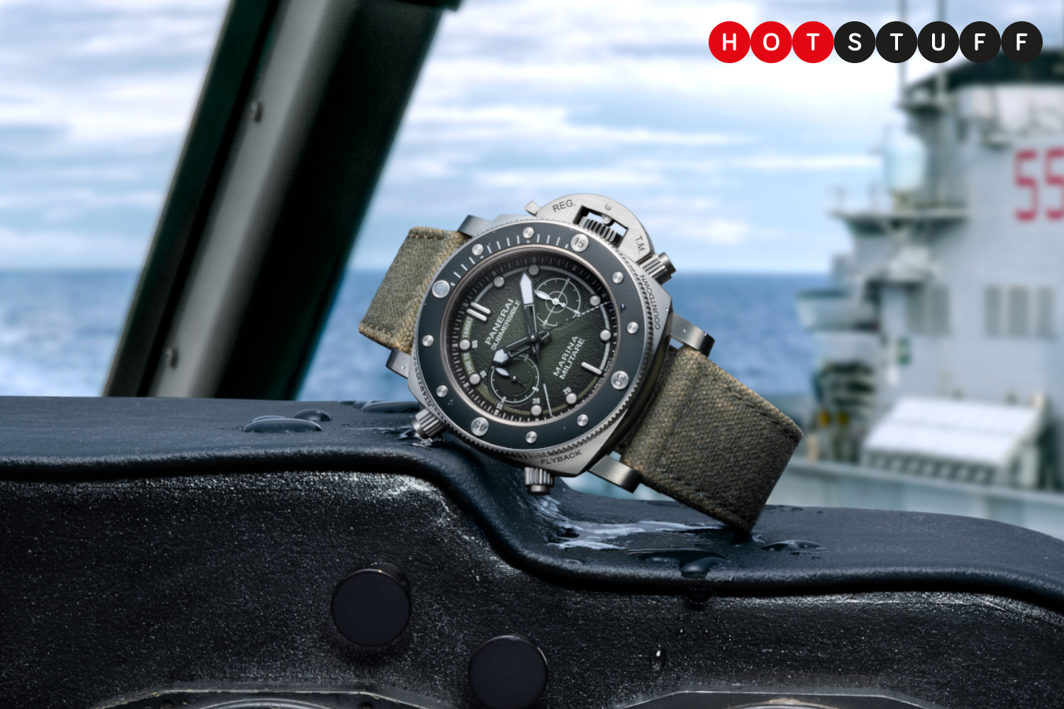 Go commando with the Panerai Submersible Chrono Marina Militare ...