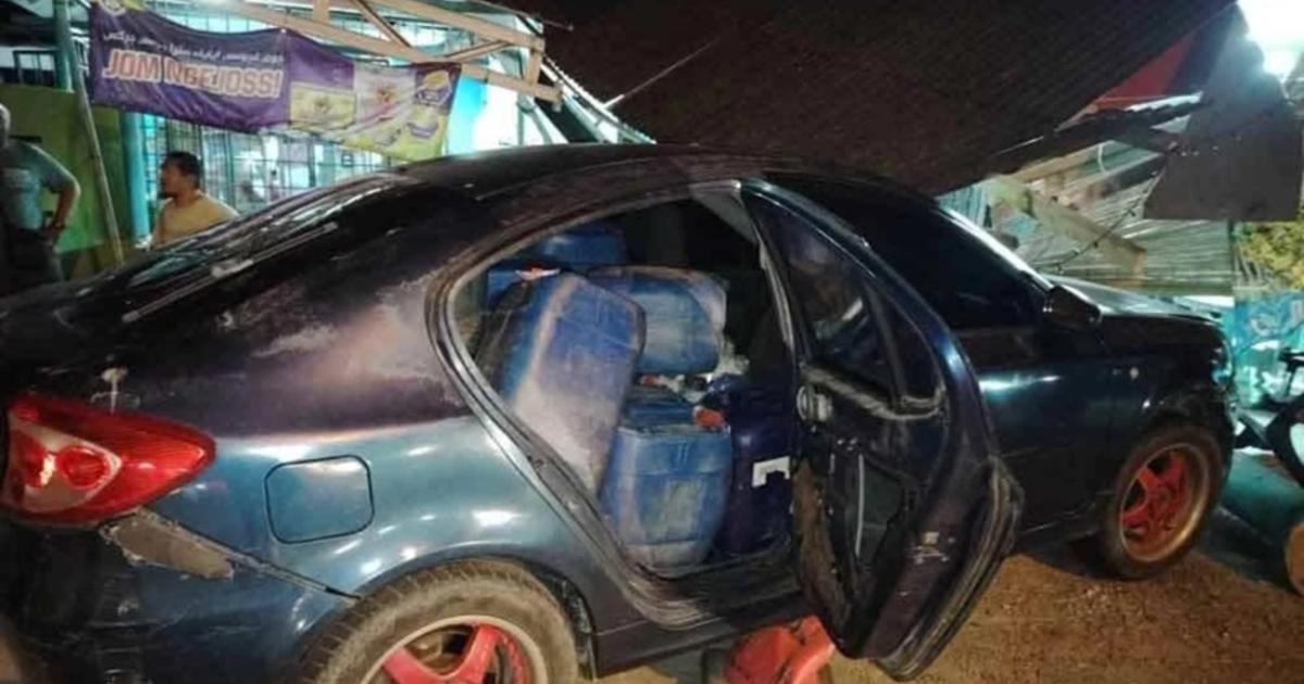 轿车装满400公升 男子图走私汽油被捕 | Nestia