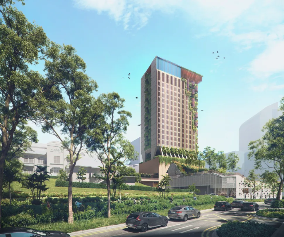 NoMad Hotel by Hilton to open in Singapore with 15-storey waterfall ...