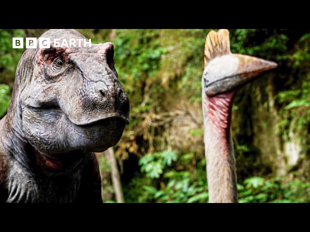 T-Rex Ambush | Walking with Dinosaurs | BBC Earth | Nestia