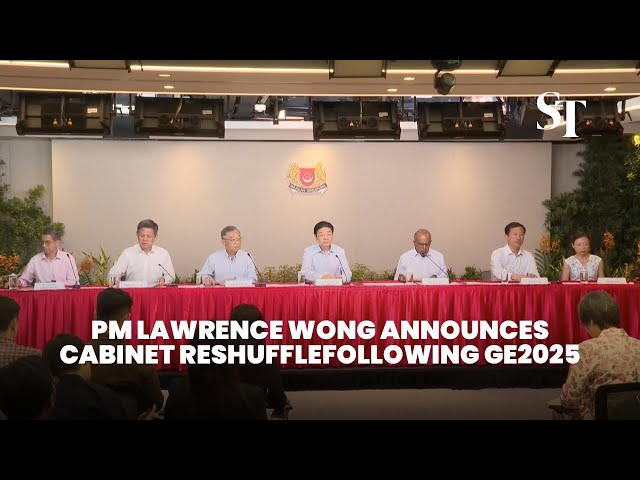 PM Lawrence Wong announces Cabinet reshuffle following GE2025 (FULL) | Nestia