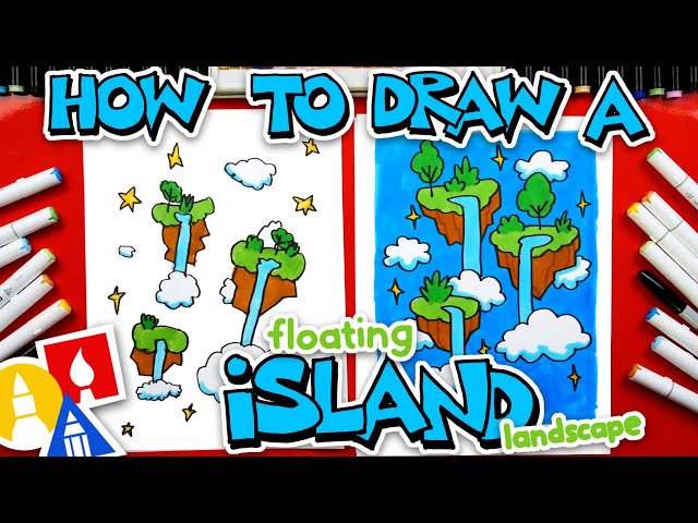 How To Draw Floating Islands | Nestia